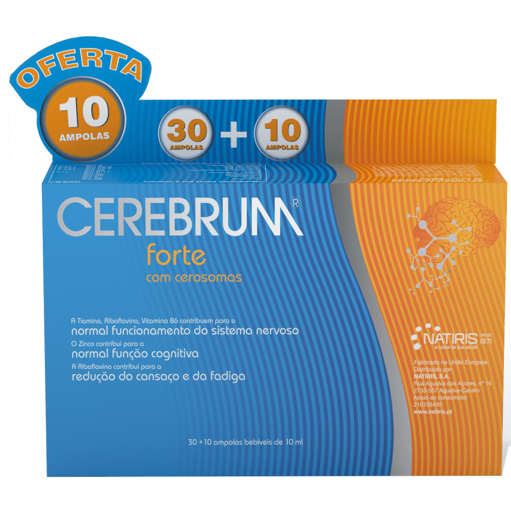 Cerebrum Forte Pack Ampolas - suplemento alimentar