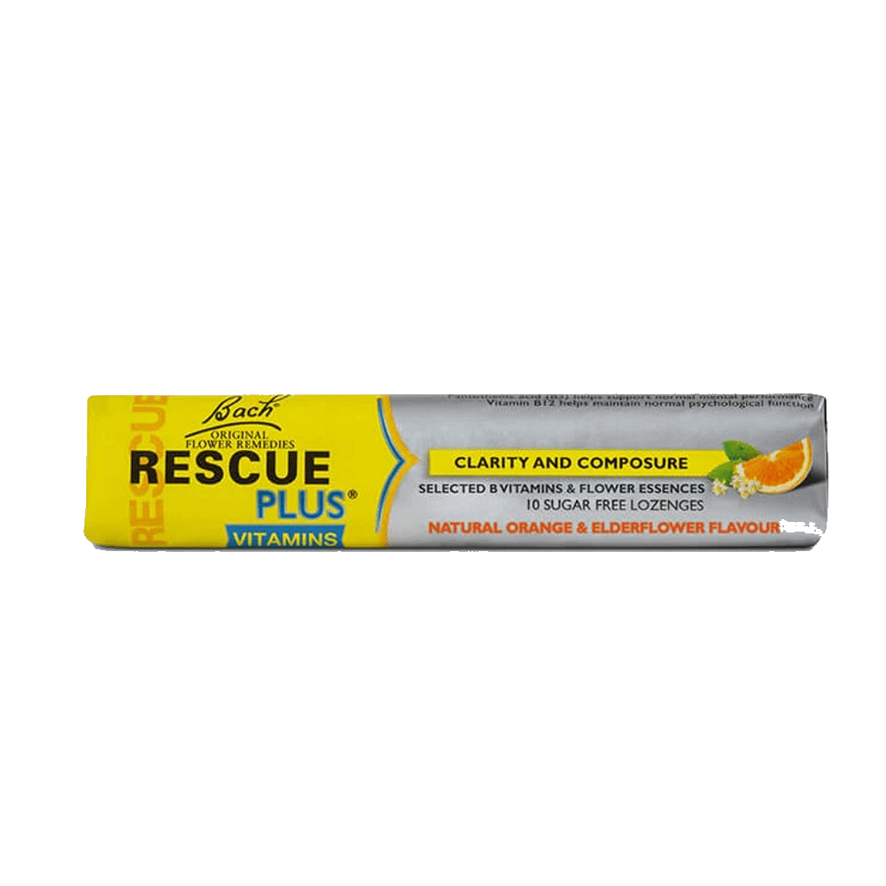 Rescue Plus Vitamins - sabor natural de laranja e sabugueiro