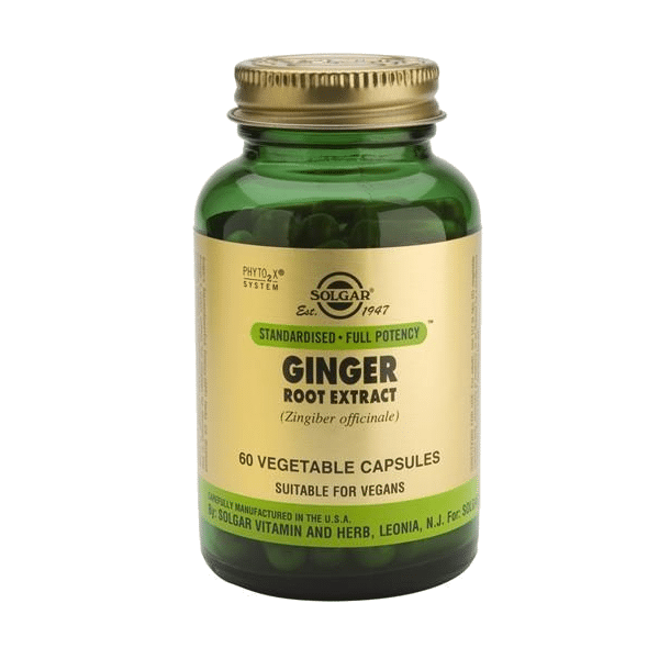 Ginger Root Extract - suplemento para o sistema digestivo